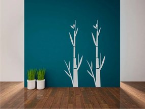 WALLVINIL Samolepky na zeď - Bambusy Barva: Bílá, Velikost: 100x28 cm