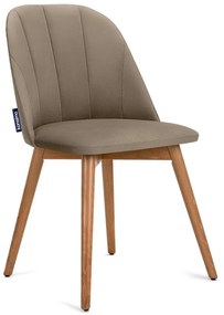 Konsimo Sp. z o.o. Sp. k. | Jídelní židle BAKERI 86x48 cm béžová/světlý dub | KO0073
