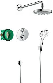 Hansgrohe Croma Select S - Sprchový set 180 s termostatem Ecostat S, 2 proudy, chrom 27295000