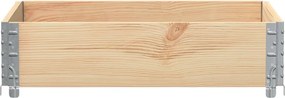 Zahradní truhlík 80 x 60 cm masivní borové dřevo 3295835