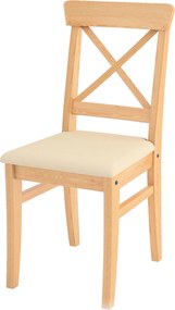 Potah na židli Ingolf s čalouněným sedákem barva béžová