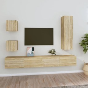 5dílný set TV skříněk dub sonoma kompozitní dřevo 3114448