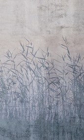 DIMEX | Vliesová fototapeta na zeď Abstrakt pole MS-2-0384  | 150 x 250 cm | šedá, béžová, fialová
