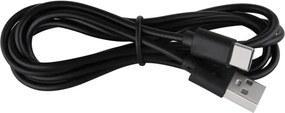 Globo 16060 - LED Stm dotyk nabíjecí svítidlo 2v1 PELO LED/2W/230/5V černá