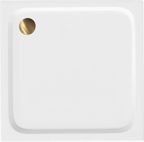 Rea, Sprchová vanička akrylová Rea Belmond White 90x90, KPL-14371