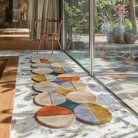 Ručně tkaný vlněný běhoun 80x230 cm Mia Ellipse – Flair Rugs