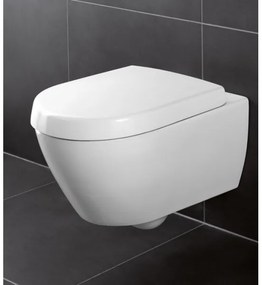 Villeroy & Boch 9M68S101 - Záchodové prkénko SoftClose SUBWAY 2.0 bílá