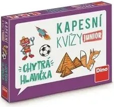 DINO Kapesní kvízy junior - chytrá hlavička - Cestovní hra / Počet hrá