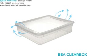 Keeeper Sada úložných boxů s víkem BEA Clearbox (3 x 1,7L, 2 x 5,5L, 3 x 18L), 39 x 33,5 x 25 cm