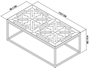Indus IN05-0 Kávový stolek