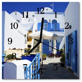 Skleněné hodiny čtvercové Řecko