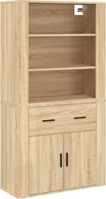 Skříň highboard dub sonoma kompozitní dřevo 3185378