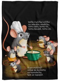 Deka Vařila myšička (Rozměr : 80 x 100 cm)