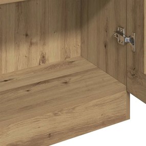 Skříň dub artisan 82,5 x 30,5 x 185 cm kompozitní dřevo 3318717