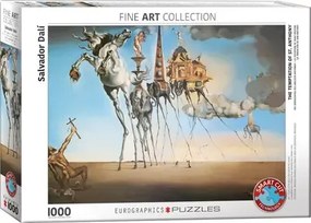 EUROGRAPHICS Puzzle Pokušení Sv. Antonína / 1000 dílků / 67,6 × 48,9 c