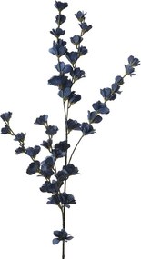 Dekorace umělá větvička s fialovými květy - 6*6*102 cm