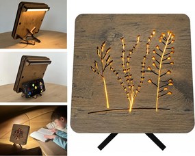 Li-Go "Kokoška" lampa 19x19cm provedení povrchu: dub světlý