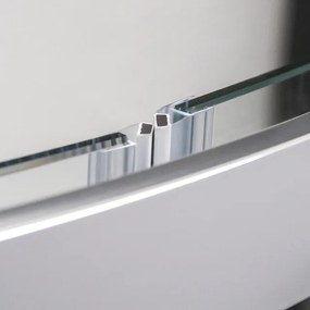 Roltechnik Outlet Čtvrtkruhový sprchový kout OBR2 Varianta: rozměry: 80x80 cm - (OBR2/80x80 - 4000701), Barva profilů a typ výplně: profily: brillant, výplň: transparent