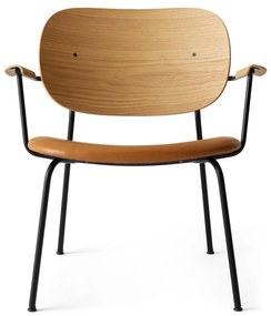 AUDO (MENU) Křeslo Co Lounge Chair, Black / Natural Oak / Dakar 250