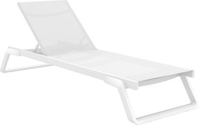 Zahradní lehátko Tropic – bílá
