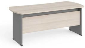 Stůl Manager 180 x 85 cm, akát světlý / šedá