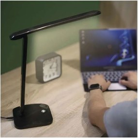 EMOS Černá LED stolní lampička Chase 7,2W Z7619B