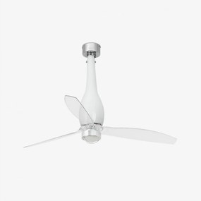 FARO 32000-9 ETERFAN M LED, bílá/transparentní, stropní ventilátor s DC motorem - FARO
