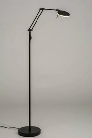 Stojací designová LED lampa se stmívačem Amenit Black