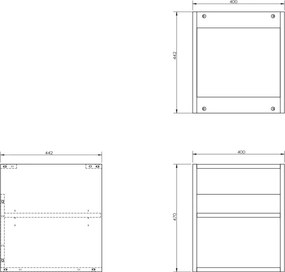 Mexen Orio, koupelnová skříňka 120 cm s pravým umyvadlem Vela, 1S, 1D, bílá lesklá, 91A13-12047-3-BBFF00-W23P00
