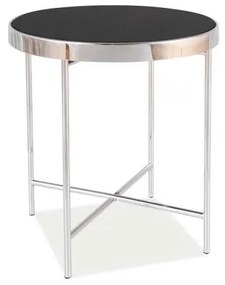 MAXIVA Konferenční stolek - GINA C, černá/chrom