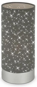 Briloner 7028-014 - Stolní lampa STARRY SKY 1xE14/25W/230V šedá