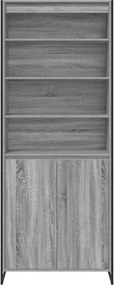 Vysoké skříně Šedá Sonoma 79 x 36 x 200 cm Kompozitní dřevo 3403043