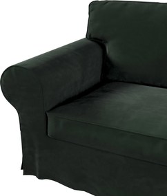 Potah na pohovku IKEA Ektorp 2-místná s lenoškou barva zelená látka lesklé, sametová