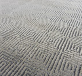 BE Koberec Esprit 3602 GREY - šedý obdélníkový Rozměr: 120x180 cm