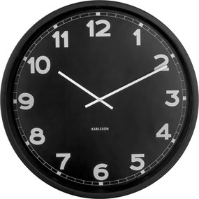 Nástěnné hodiny New Classic 60 cm černé