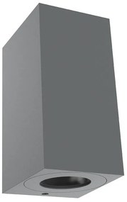 Nordlux Canto Maxi Kubi 2 (šedá) Venkovní nástěnná svítidla hliník, kov IP44 49731010