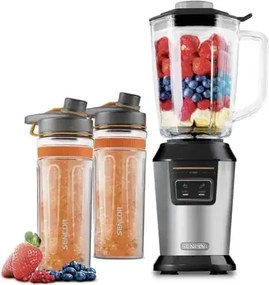 SENCOR SBL 7550SS šedá / smoothie mixér / 800W / 2x 600ml