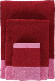 Růžové froté bavlněné osušky v sadě 2 ks 50x100 cm Pixie – ONA
