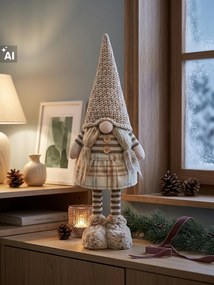 Sinsay - Vánoční stojící dekorace ve tvaru skřítka - hnědá