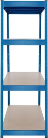 Regál s vysokou nosností 160x60x180 cm – modrá