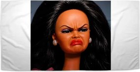 Sablio Ručník Naštvaná Barbie - Meme Barbie - 70x140 cm