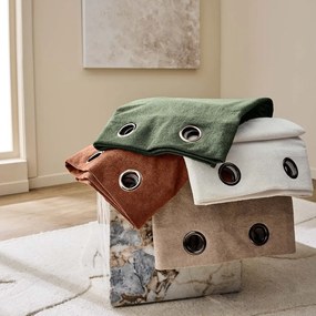 Krémový závěs z materiálu bouclé 140x260 cm Winona – douceur d'intérieur