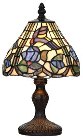Stolní Tiffany lampa Allyson - Ø 18*32 cm