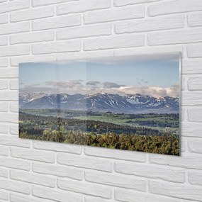akrylový obraz hory 100x50 cm