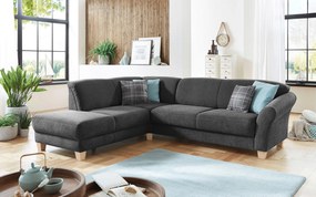 XXXLutz ROHOVÁ SEDAČKA, textil, černá Sit & More - Sedací soupravy - 000144005318