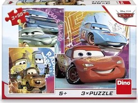 DINO Cars: kamarádi / 3x55 dílků / od 5 let