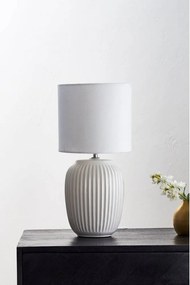 Bílá keramická stolní lampa (výška 41 cm) Karlsson – Jotex