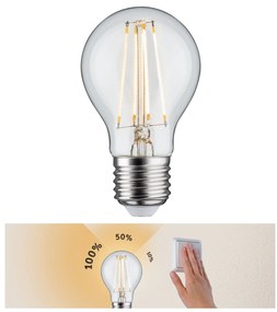 Paulmann 28571 LED žárovka, 7,5W E27 2700K tříkrokové stmívání, výška 10,4cm