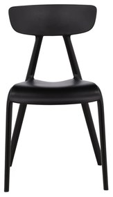 Jídelní židle Ursholmen, 2ks, černá, D54xS49xV79,5