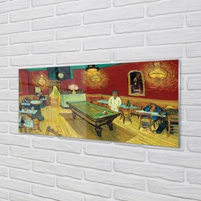 akrylový obraz Art Night cafe 120x60 cm